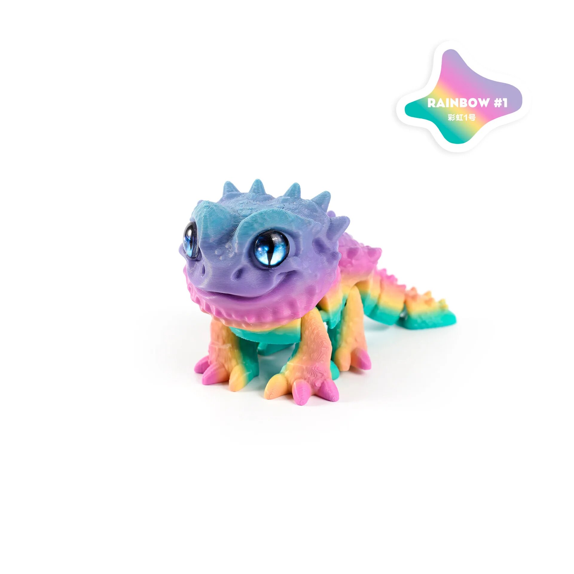 MOONBIFFY Фигурки бородатых драконов 9CM, Color 1