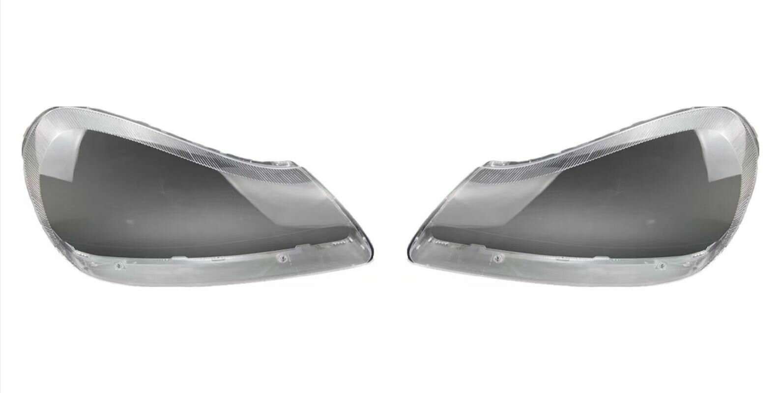 Стекло для фары Porsche Cayenne 957 2007 - 2010 г. в. левое, правое (комплект из 2 шт.)