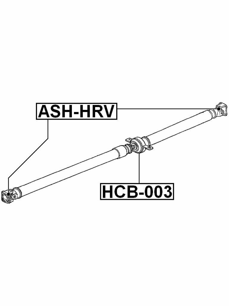 Крестовина карданного вала 20x34/55.5 HONDA ASH-HRV FEBEST.