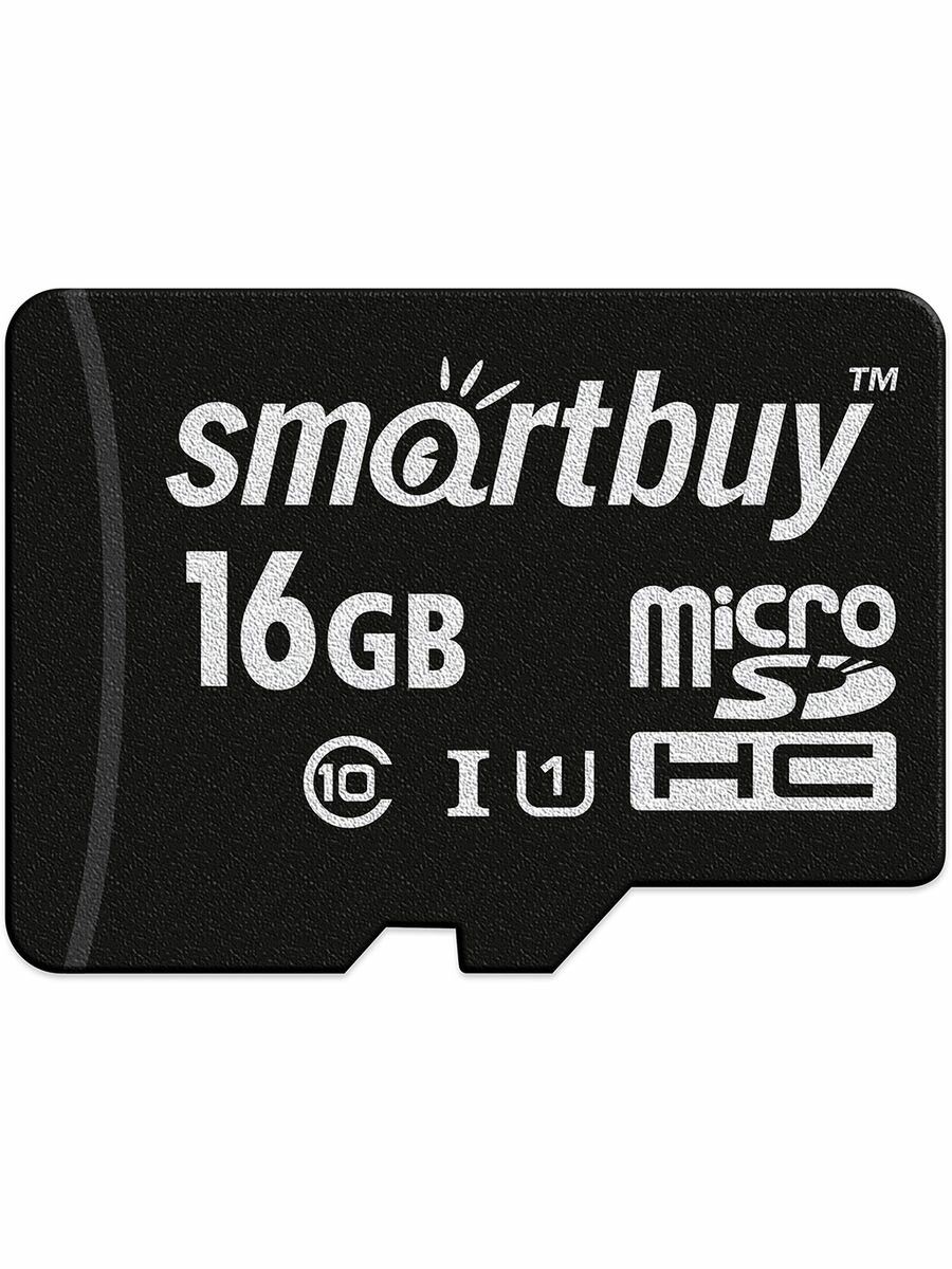 Карта памяти SmartBuy microSDHC UHS-I Class 10 16GB без адаптера