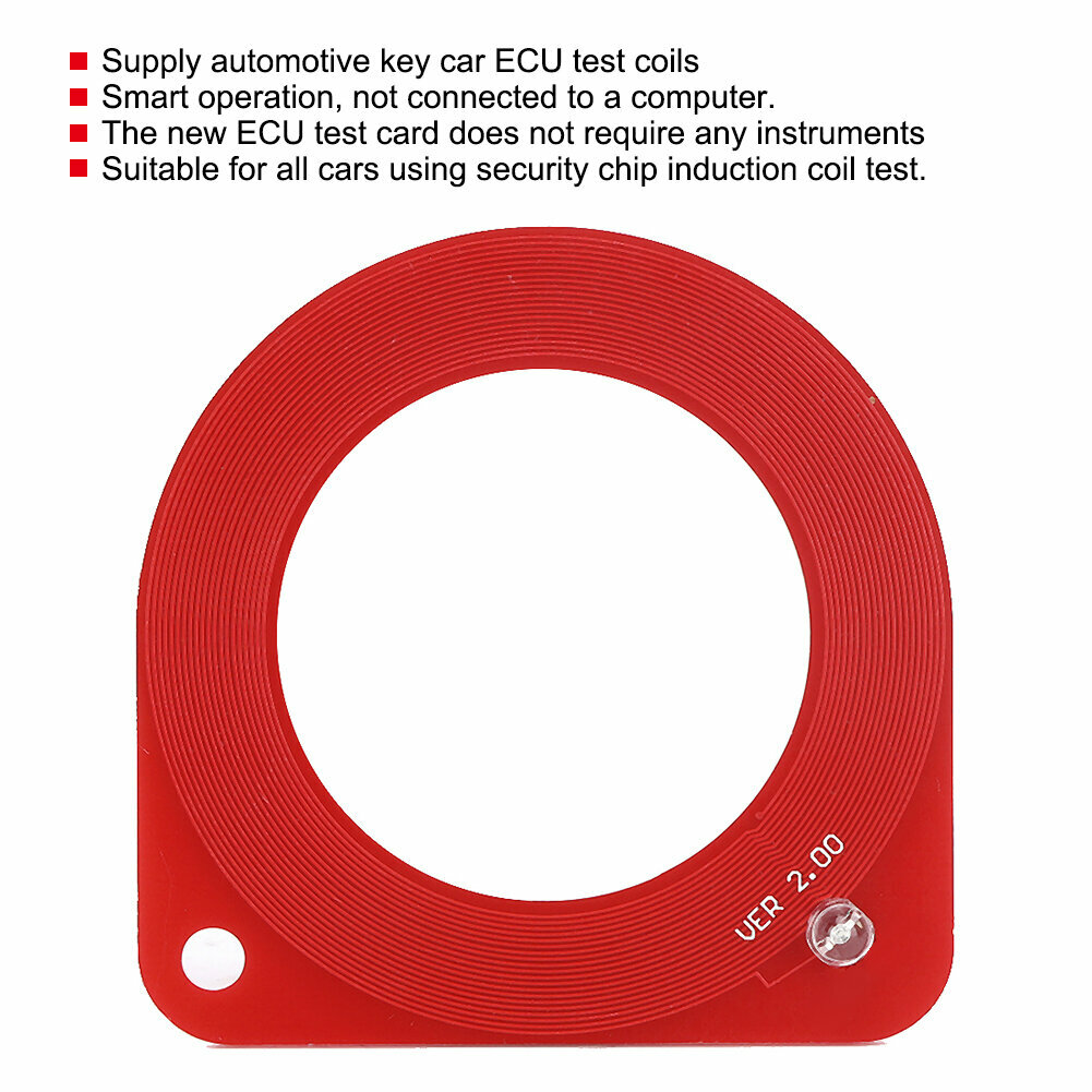 Автомобильный ЭБУ Тест Индукционная Катушка Сигнал Обнаружения Диагностический Инструмент Красный