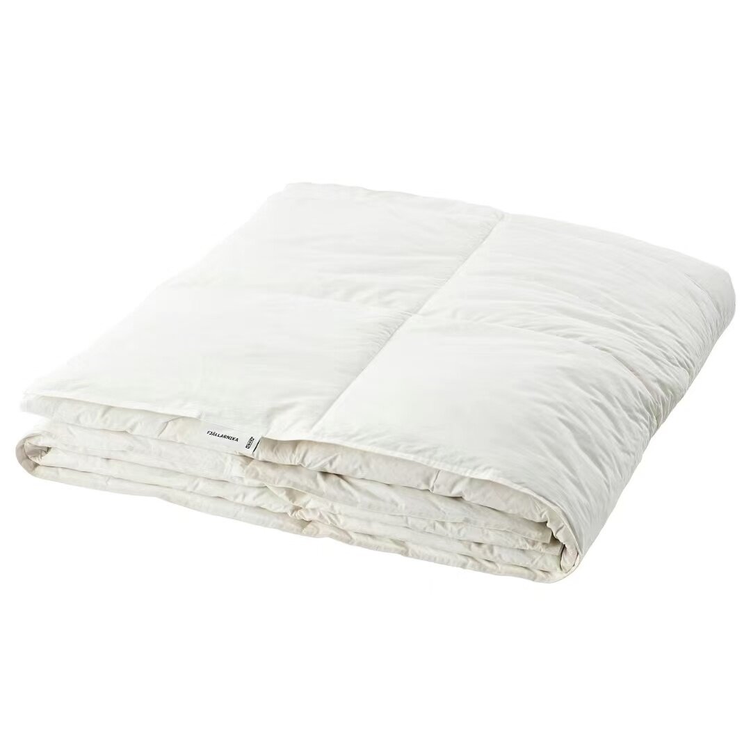 Одеяло IKEA FJÄLLARNIKA 200×230 см - пуховое наполнение, демисезонное, для весны и осени