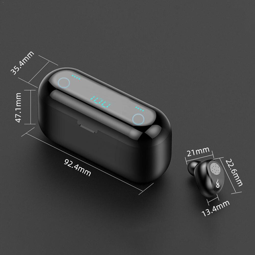 Наушники беспроводные / наушники сенсорные с powerbank / наушники F9 вакуумные