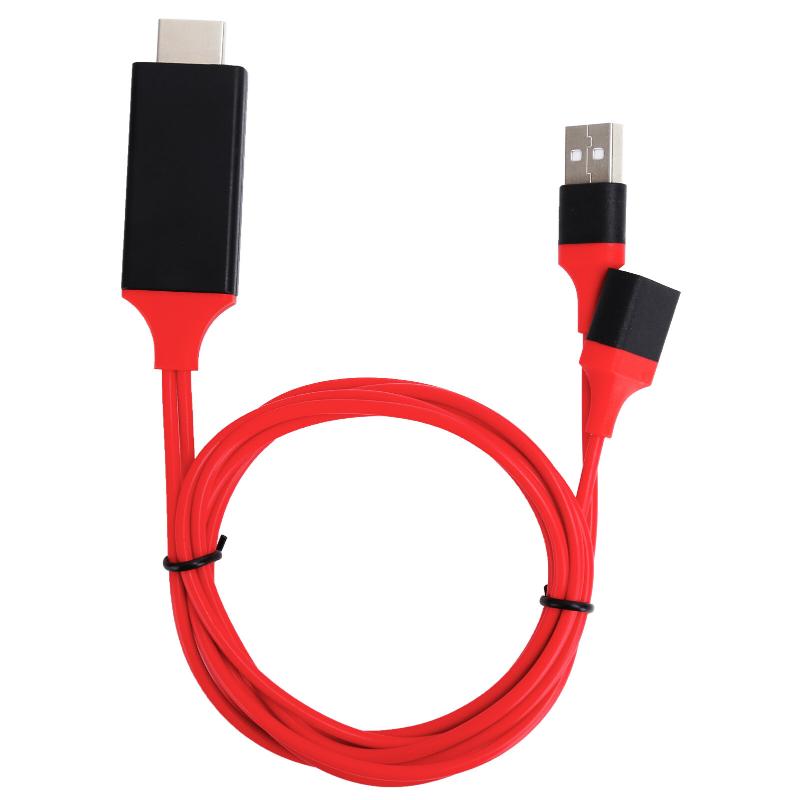 Кабель-адаптер 1080p Type C - HDMI для мобильных телефонов, мультимедийный интерфейс USB, совместимый с устройствами iOS и Android, красный