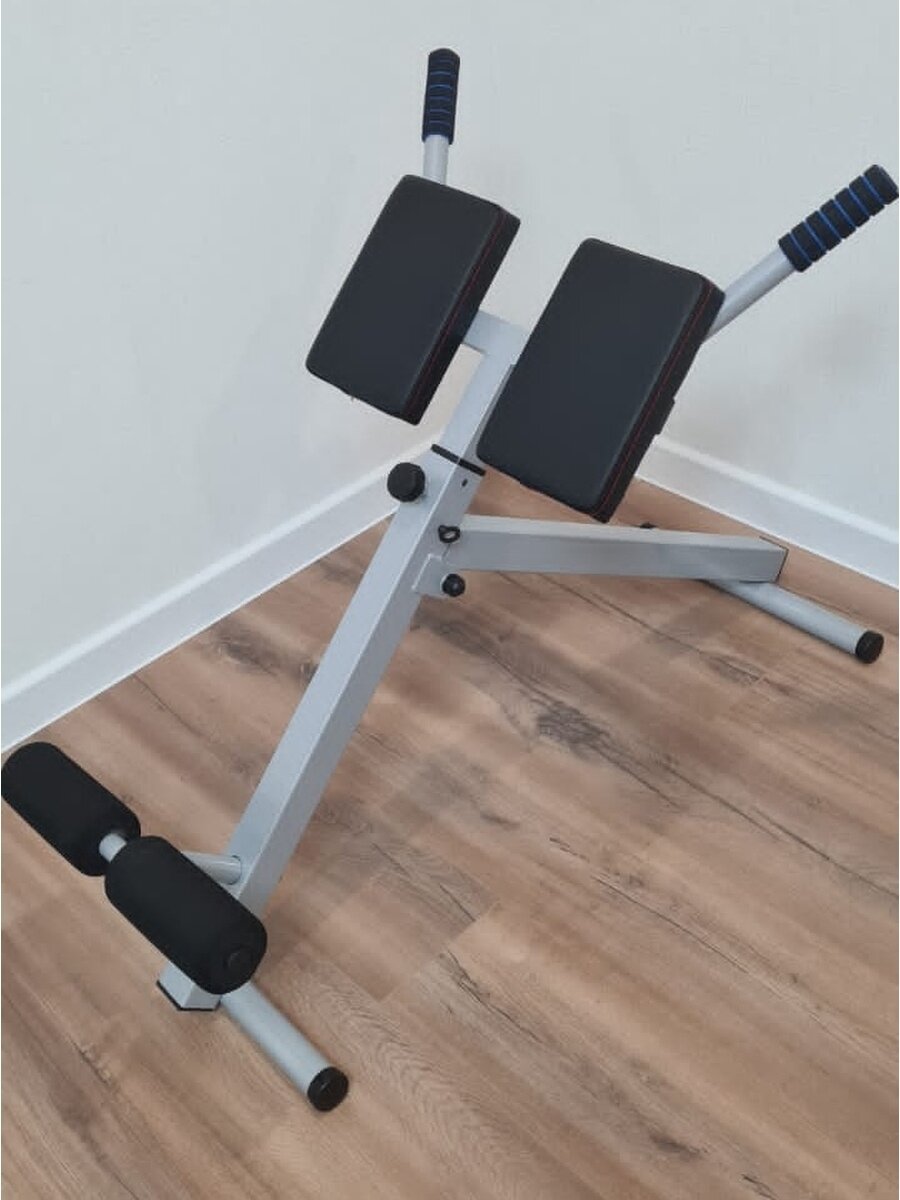 Гиперэкстензия / Скамья для гиперэкстензии (светло-серая)