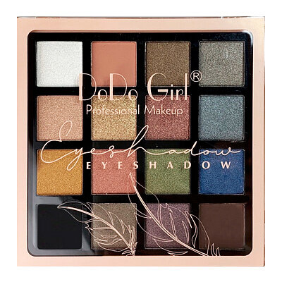 DoDo Girl Тени для глаз 16 цветов D3167 тон 02