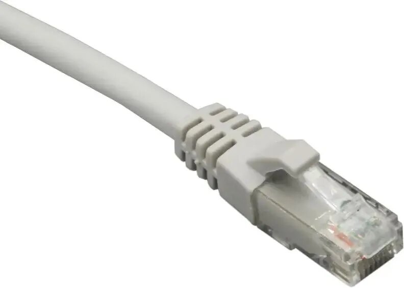 Патч-корд SUPRLAN 10-0166, вилка RJ-45, вилка RJ-45, кат.6, LSZH, 0.5м, серый