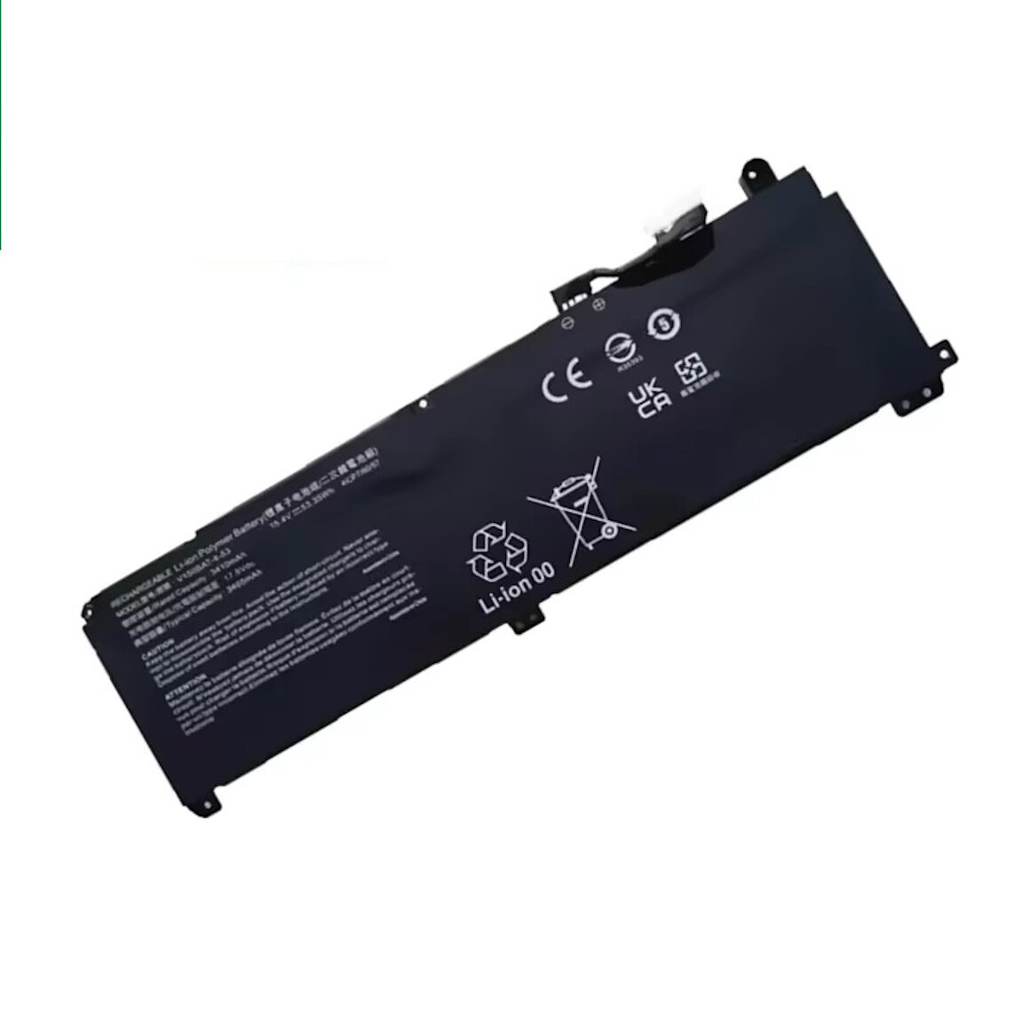 Аккумулятор для Hasee (V150BAT-4-53) Z7, Z7T, 53.5Wh, 3510mAh, 15.4V