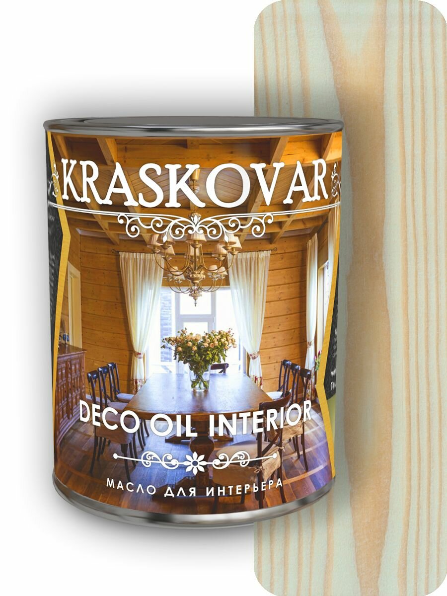 Масло для интерьера Kraskovar Deco Oil Interior 0,75л - 1шт.