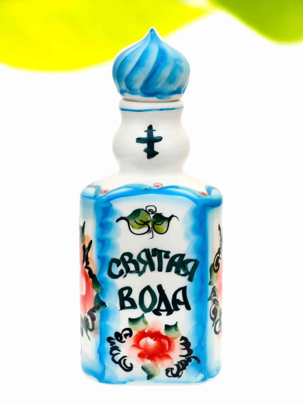 Фигурка коллекционная - Сосуд Святая Вода, Гжель, Фарфор, 20 см