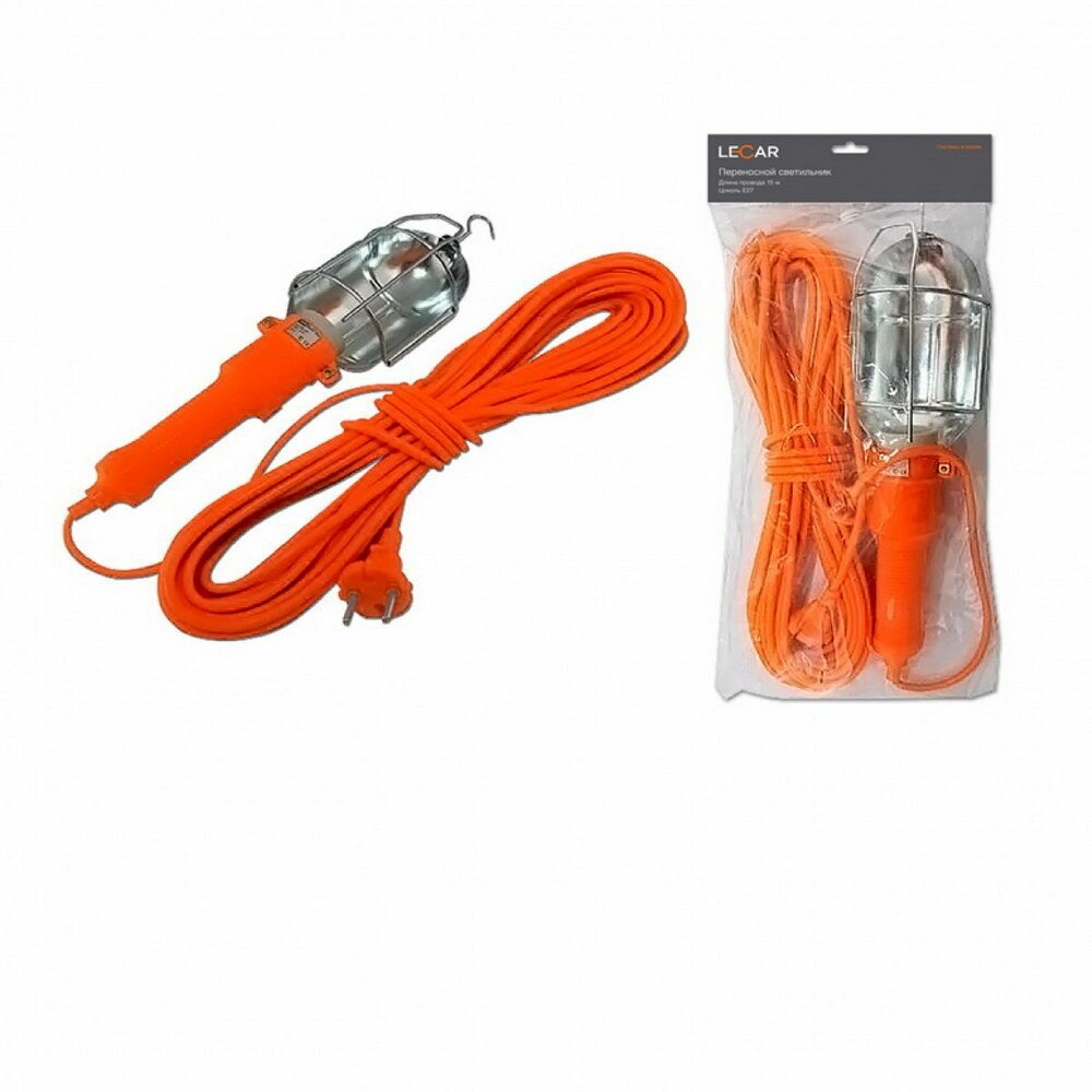 Лампа переноска гаражная 220V провод 15м