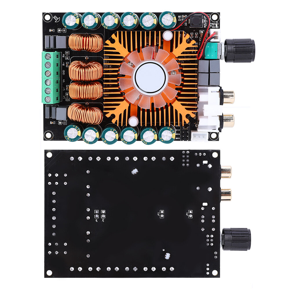 Цифровой усилитель мощности, 160W×2, с интеллектуальным тепловым рассеиванием, для аудио