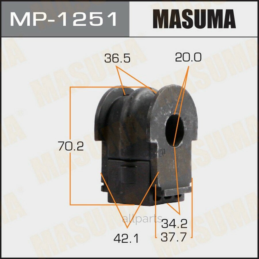 MASUMA 'MP1251 втулка заднего стабилизатора L33