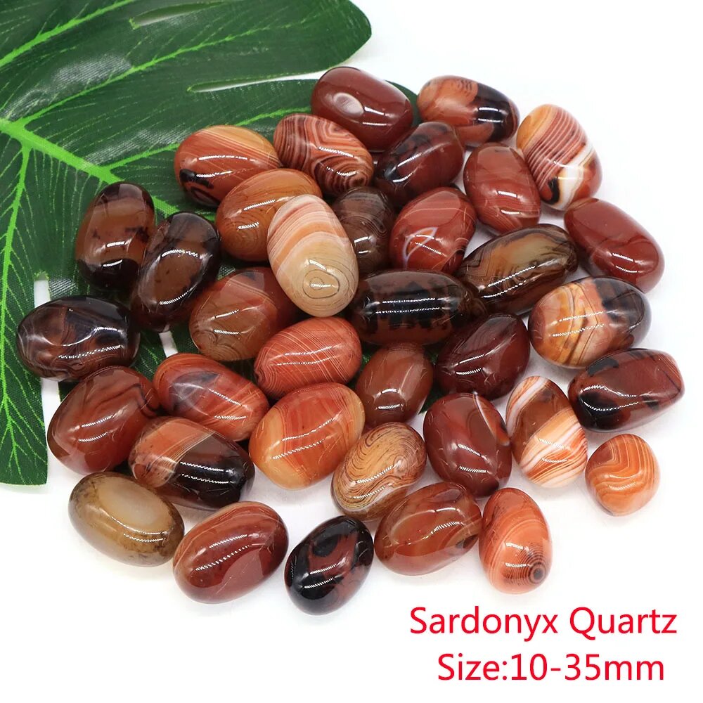 Кристаллы малахита и бирюзы для декора аквариума 200g, Sardonyx Quartz