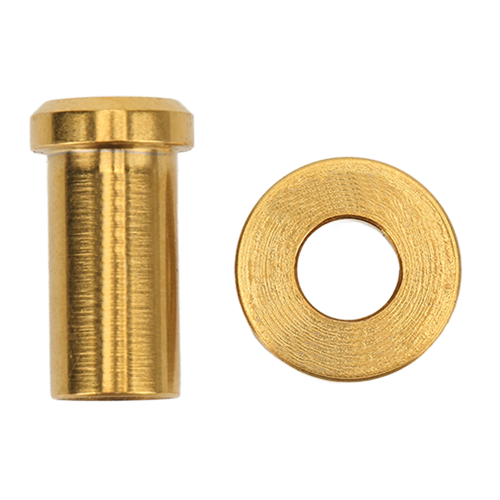 Гайка тормозного суппорта, устойчивая к ржавчине, титановый сплав C, фиксированная гайка с шайбой для шоссейных велосипедов, 15 мм, золото