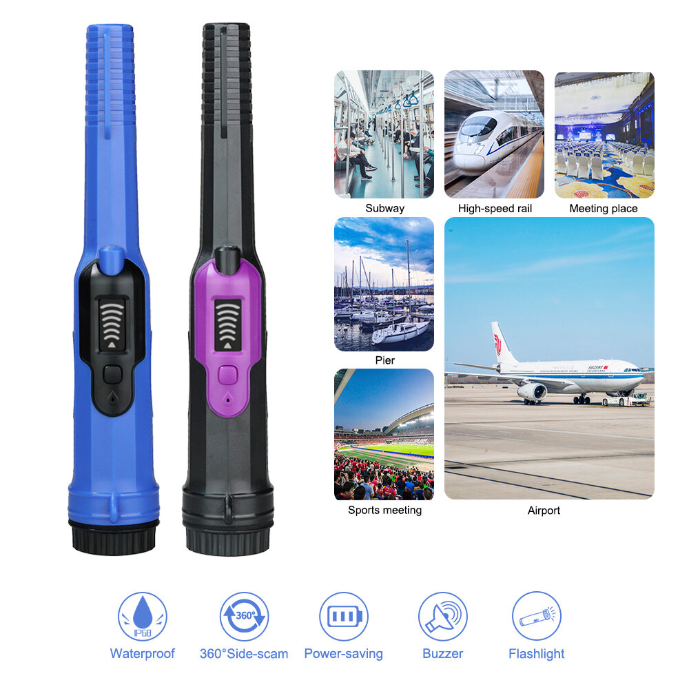 Портативный металлоискатель IP68 водонепроницаемый металлоискатель уличный инструмент для поиска металлических сокровищ 360° боковое сканирование тройной режим сигнализации многоцелевой металлоискатель для взрослых и детей