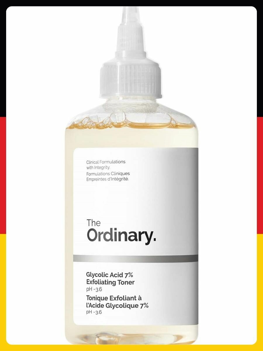 Сыворотка для лица The Ordinary Glycolic Acid 7% Exfoliating Toner 240 ml