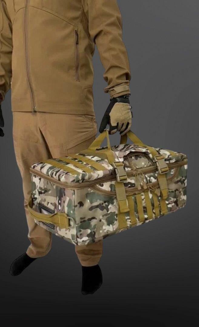 Шторм сумка рюкзак с лямками дорожная/баул тактический 50 литров