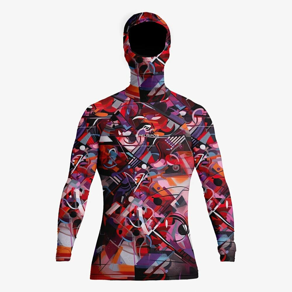 Женская облегающая толстовка с капюшоном для серфинга, одежда для фитнеса, XXL, FSPELLMCL247223