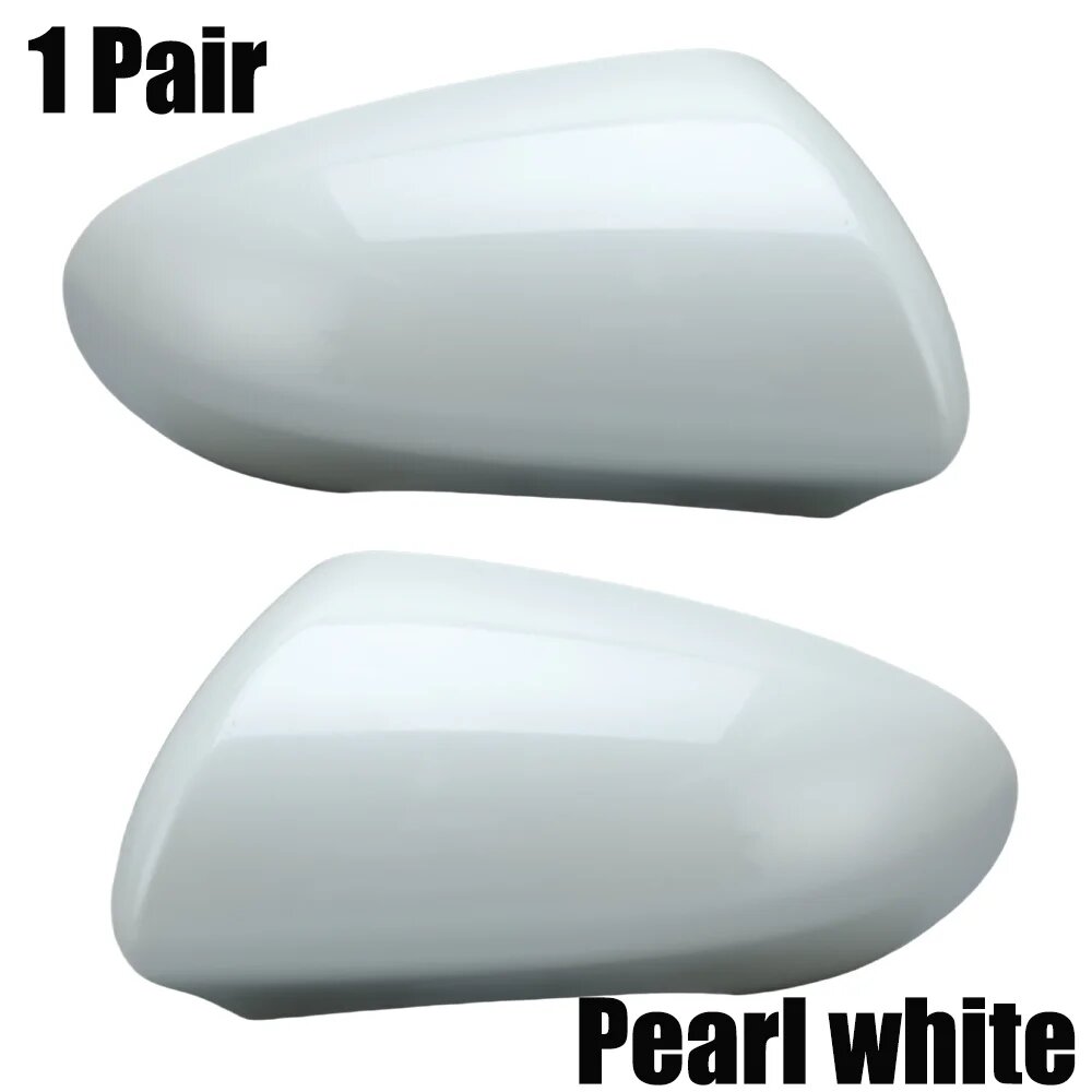 Накладки на зеркала Pearl white Nissan Qashqai Dualis J10 2007-2014