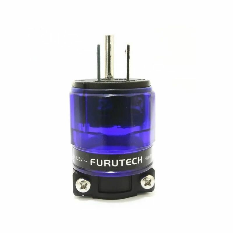 Hi-Fi силовая вилка родиевая hi end FI-11M-N1 + FI-11-N1 (R) AC US IEC 15A/125V/