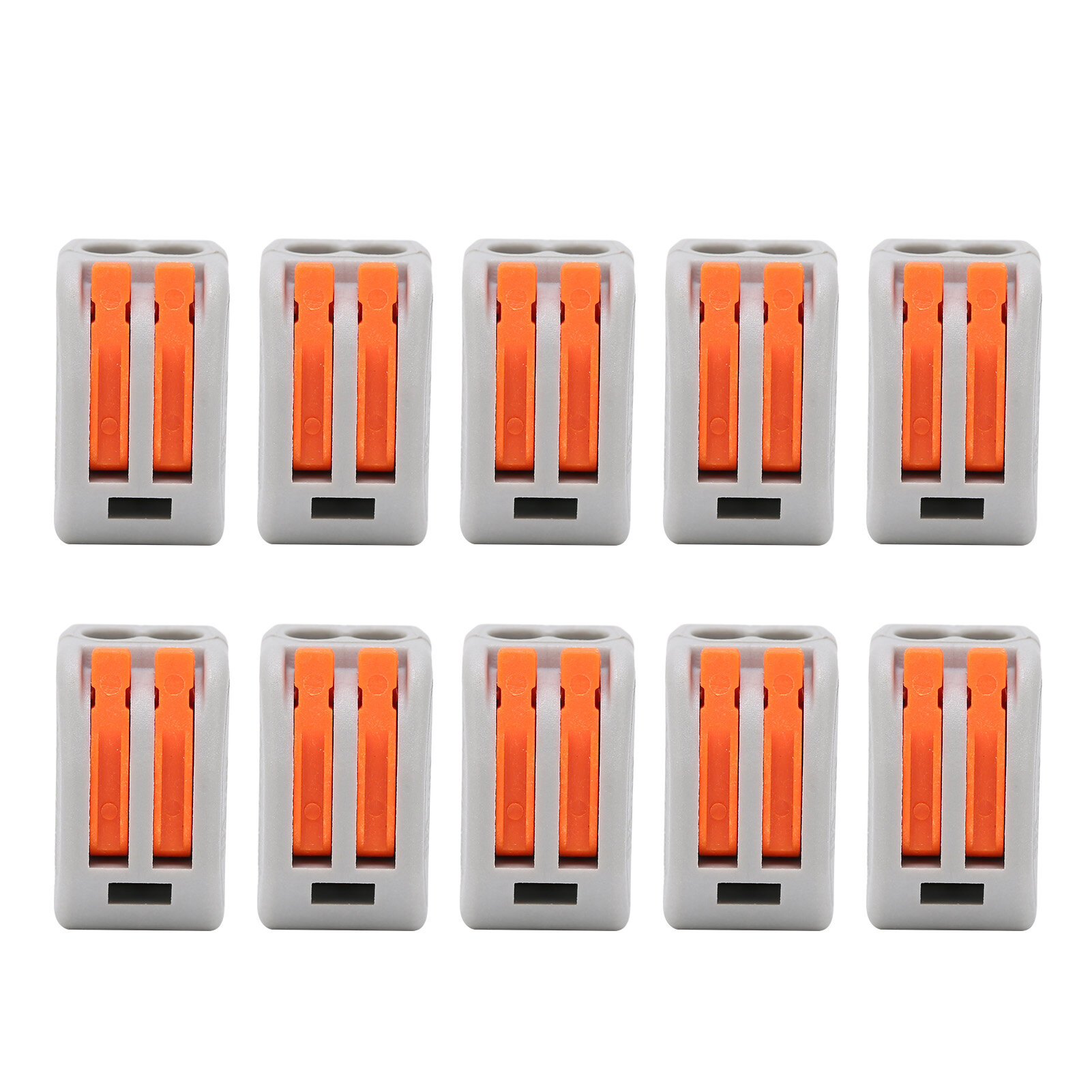 10 шт. клеммных зажимов для проводов, быстроразъемные гибкие соединители для жестких кабелей PCT212