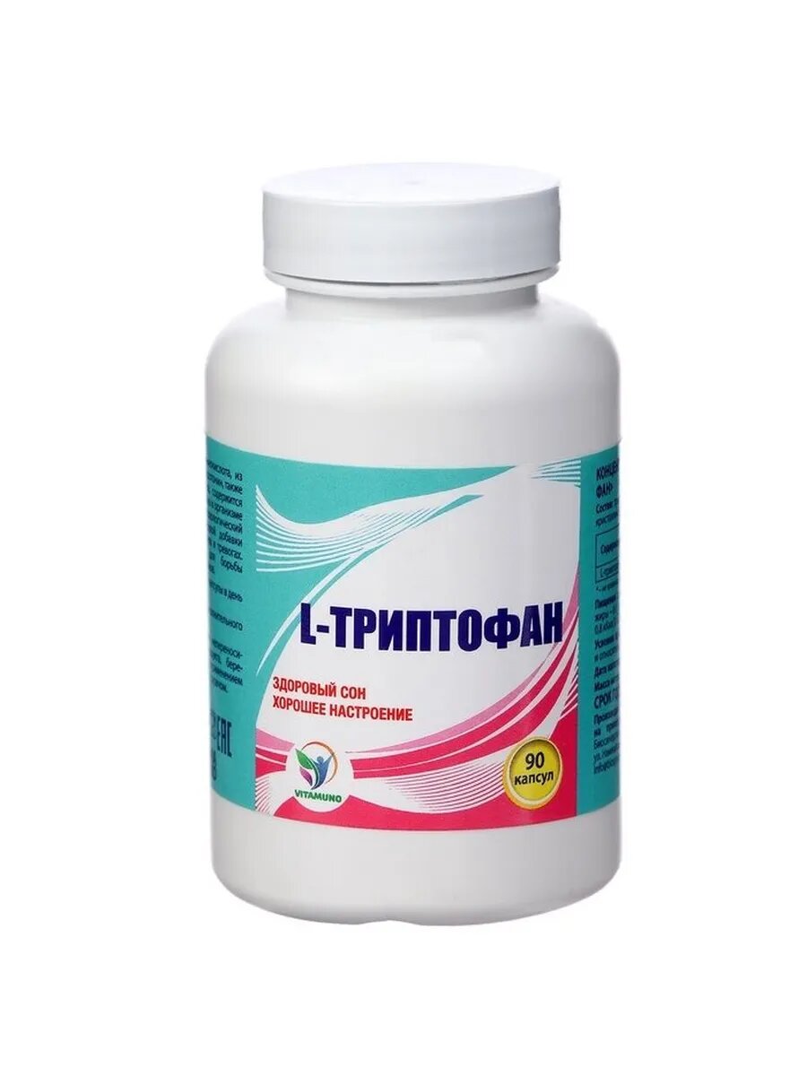 L-триптофан Vitamuno здоровый сон,90капсул