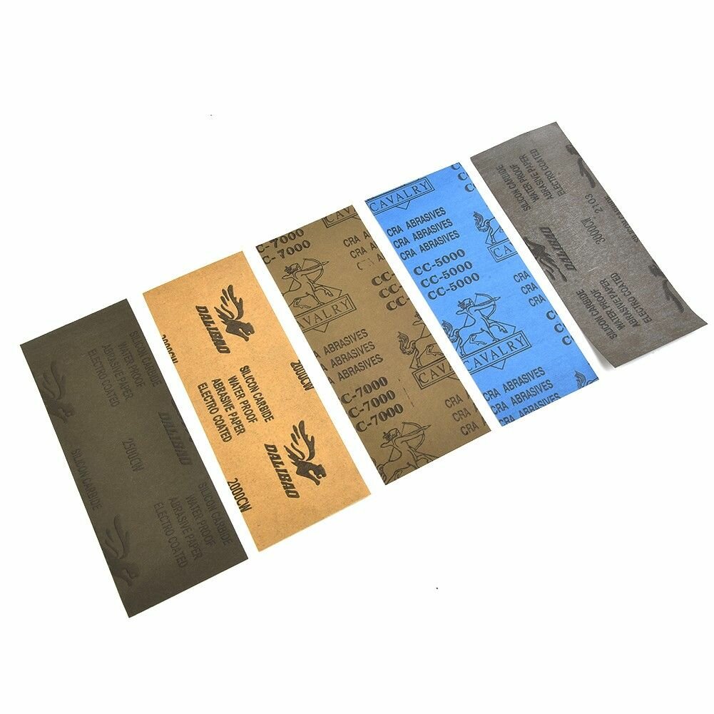 5шт 230*93 мм Наждачная Бумага Мягкая Бумажная Основа 2500 3000 5000 7000 грамм Влажная и Сухая