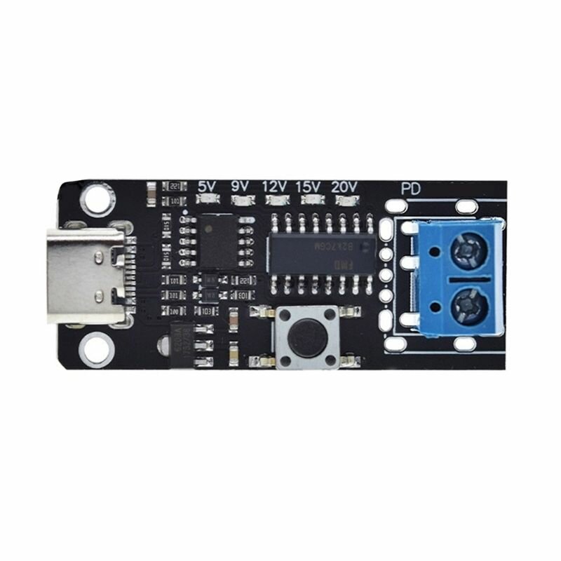 Устройство-приманка PD/ QC female type c автоматически распознает триггер быстрой зарядки-с клеммой