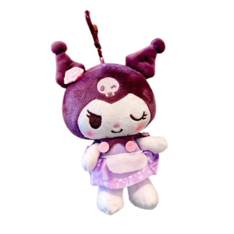 Мягкий и уютный плюшевый брелок Kuromi, идеальный для любителей аниме