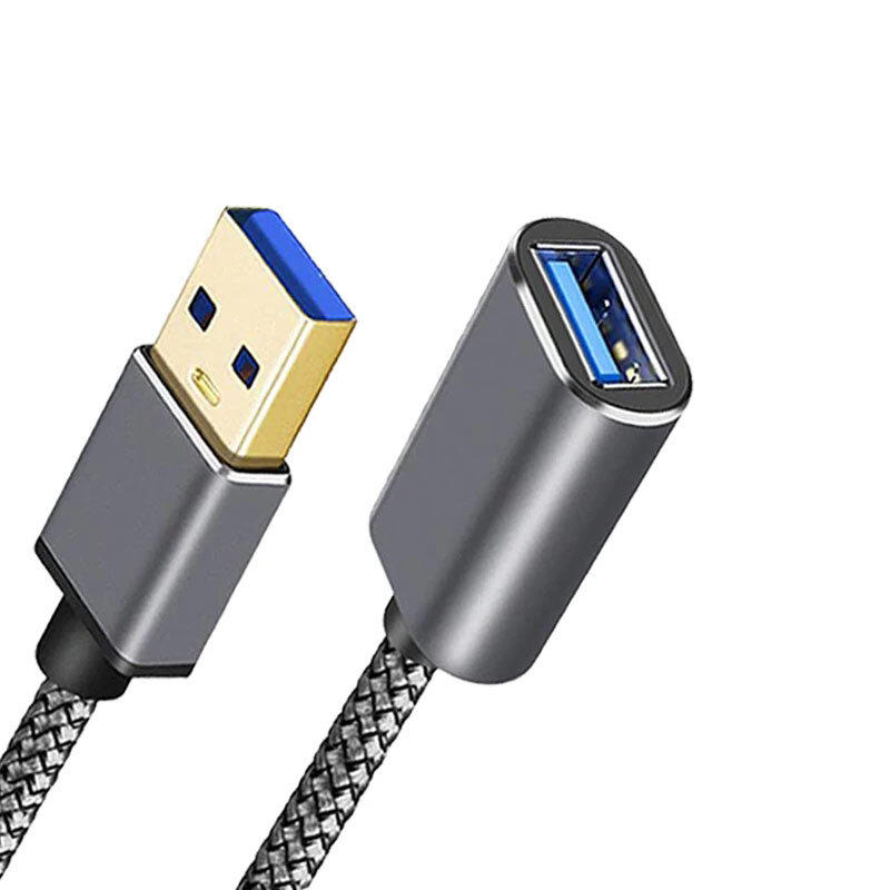 Удлинительный кабель USB 3.0, удлинительный кабель USB 3.0 «папа-мама», кабель синхронизации данных для ПК, телевизора, клавиатуры, принтера USB, 0,5 м/1 м/2 м/3 м/5 м