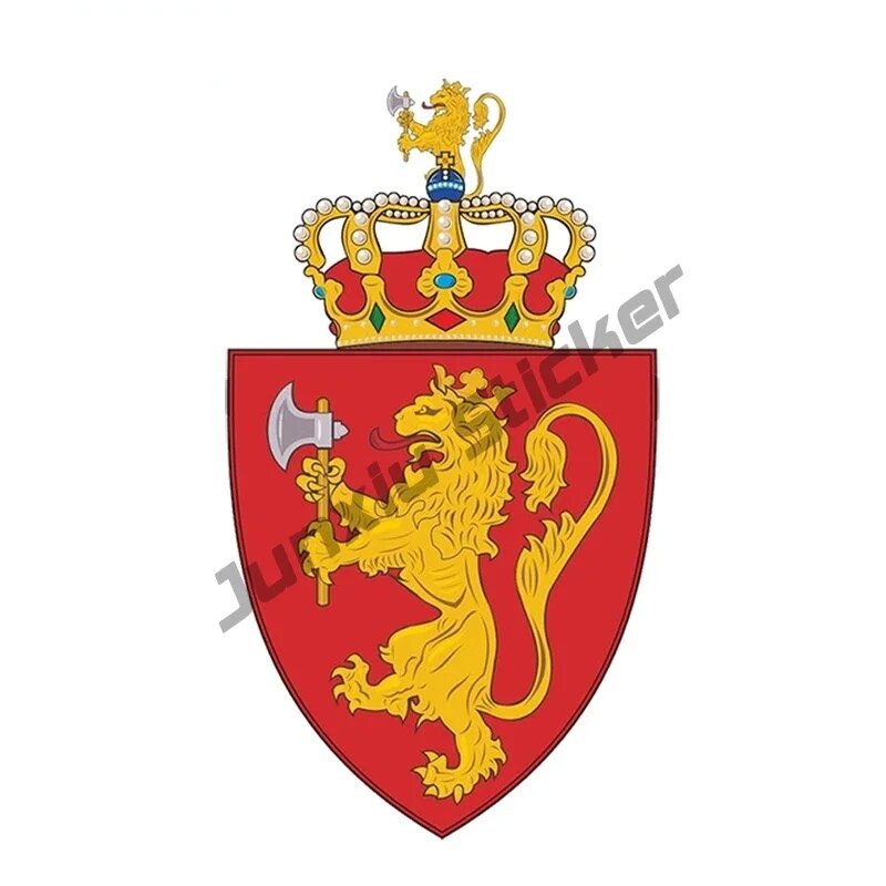 Флаг Норвегии, Виниловая наклейка, герб норвежского герба, наклейка, Красный, Norway 13, 13cm