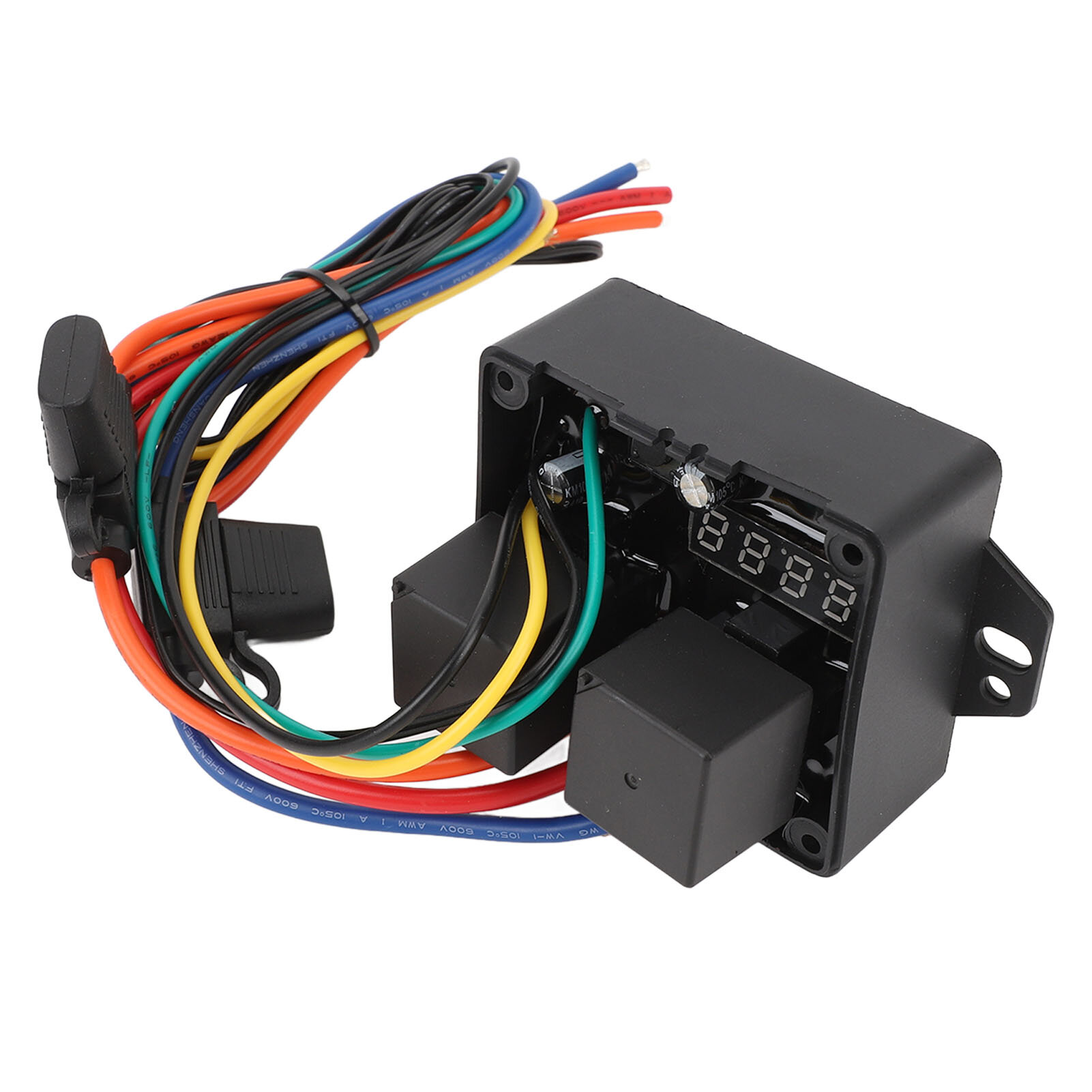 Цифровой контроллер вентиляторов 12 В, регулируемая температура, электрический тепловой переключатель управления вентилятором