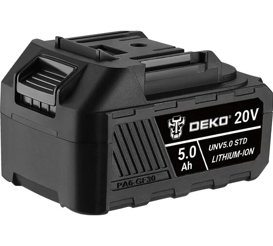 Аккумулятор DEKO UNV5.0 STD, Li-ion, 20В, 5.0Аxч 063-4495