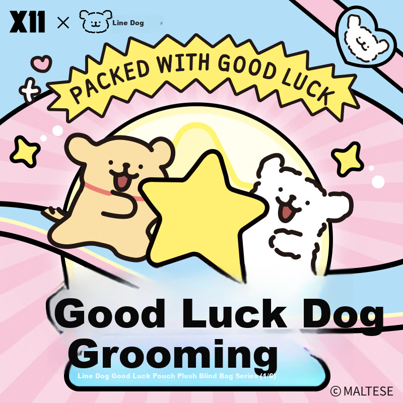 VEF Lucky Puppy Plush Blind Box Series - Set of 6 Boxes