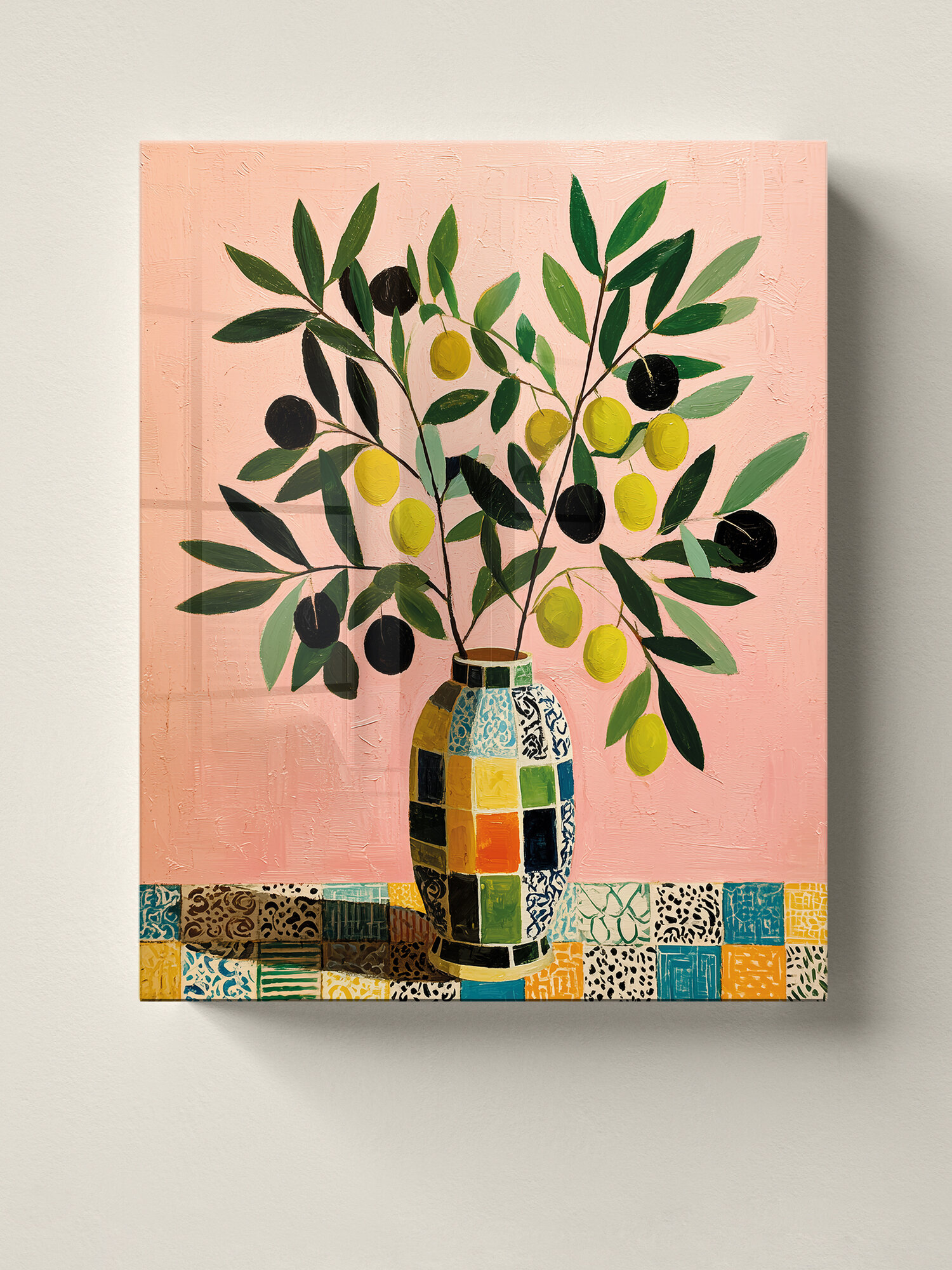 Картина Postermarket "Оливковое дерево" стекло, цифровая печать, 40х50 см,