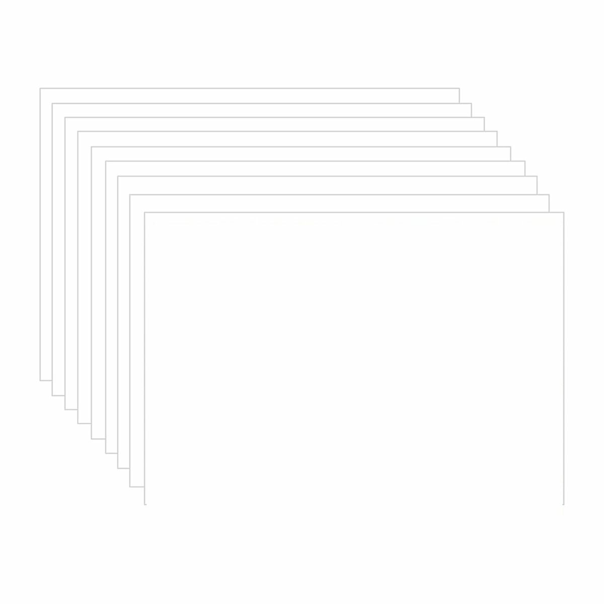 12 Штук Термоусадочной Бумаги, Шлифованные Термоусадочные Пластиковые Листы, A