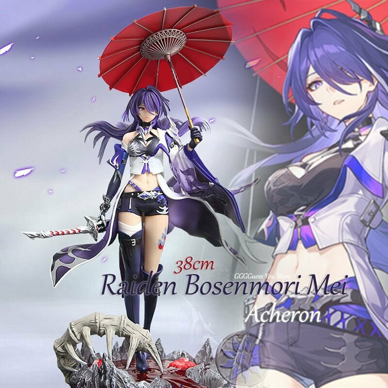 Аниме-фигурка Honkai: Star Rail Acheron Raiden Bosenmori Mei 36cm