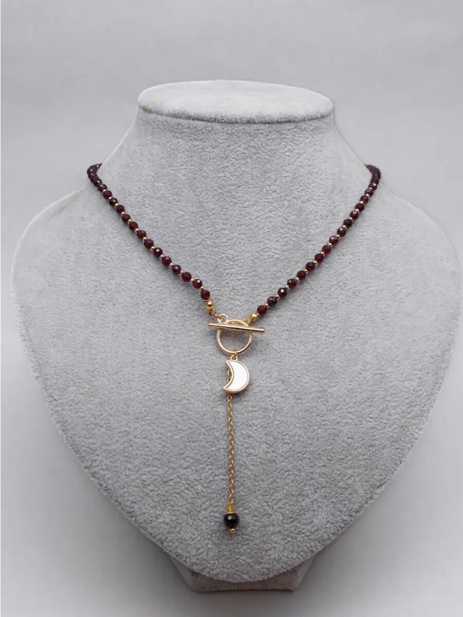 Колье, гранат