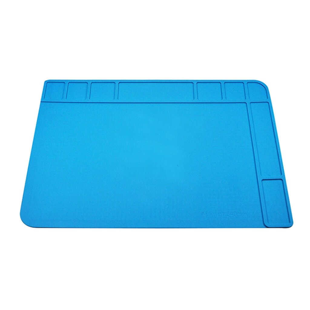 480X340 мм Теплоизоляционный рабочий коврик Термостойкая паяльная станция Ремонтная изоляционная подкладка Платформа для обслуживания телефона