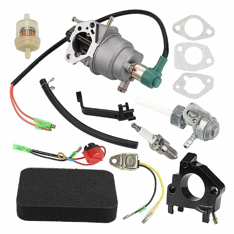 Карбюратор для GP5000 GP6500 GP6500E 6,5 кВт 389cc Генератор 0G8442A111 Снегоочиститель Двигатель Праймер Лампа Топливный фильтр