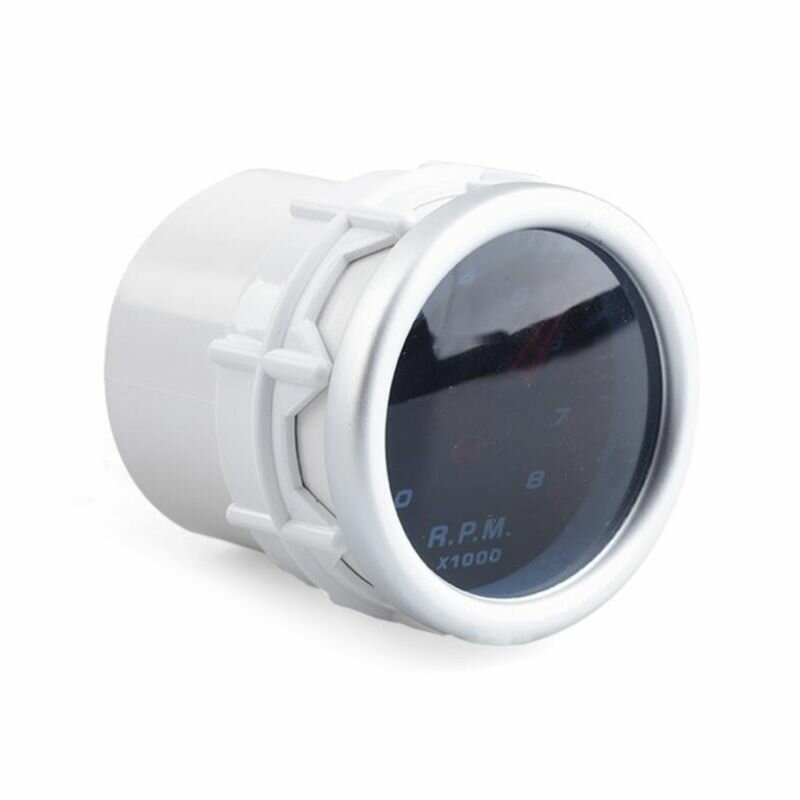 Цифровой датчик автомобильного спидометра/тахометра/одометра 52 мм, 0-8000 об/мин, универсальный с многофункциональным индикатором