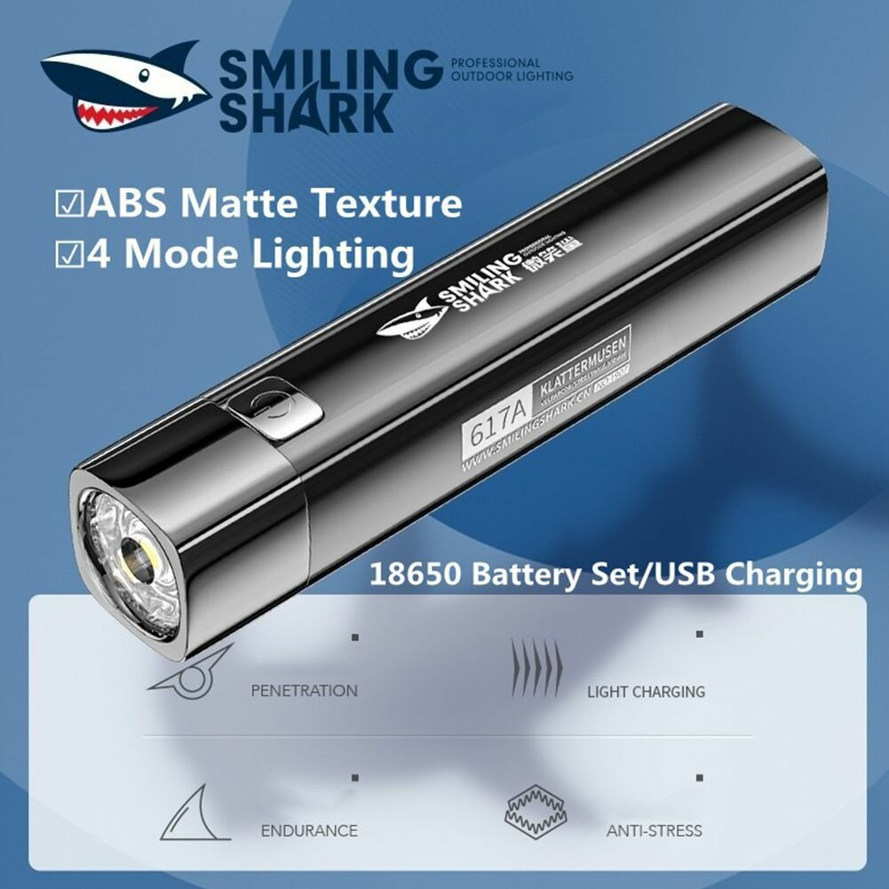 Компактный светодиодный фонарь-прожектор с несколькими режимами освещения для кемпинга и походов