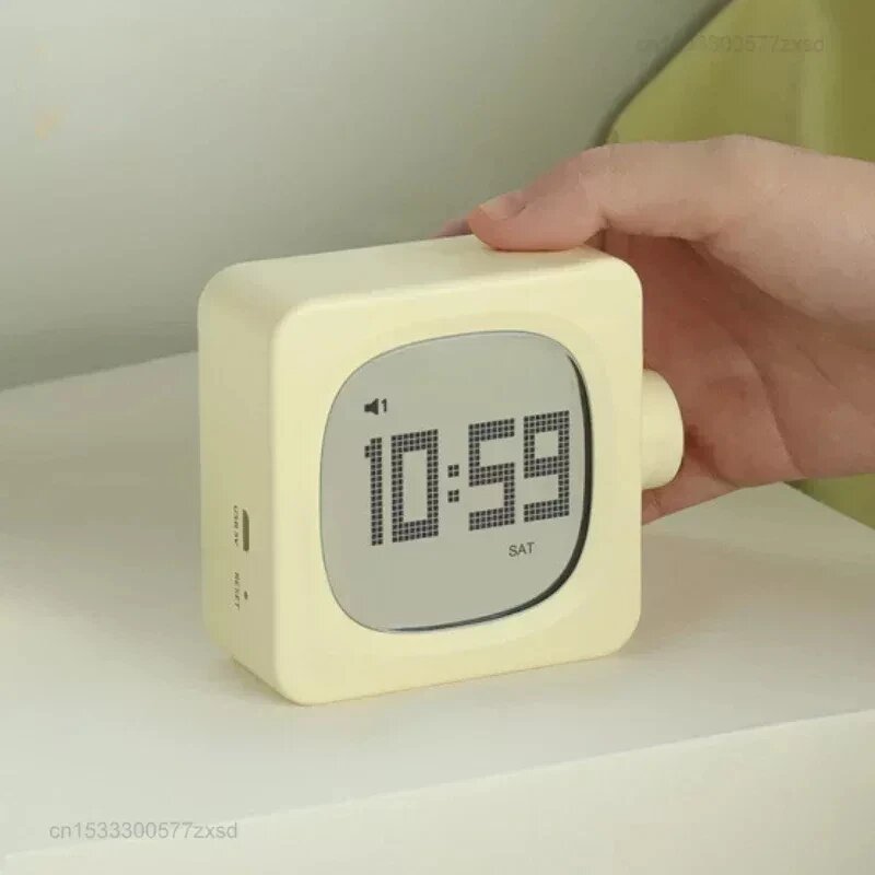 Будильник MIJIA Cream, Bluetooth, многофункциональный, с термометром, цвет молочный