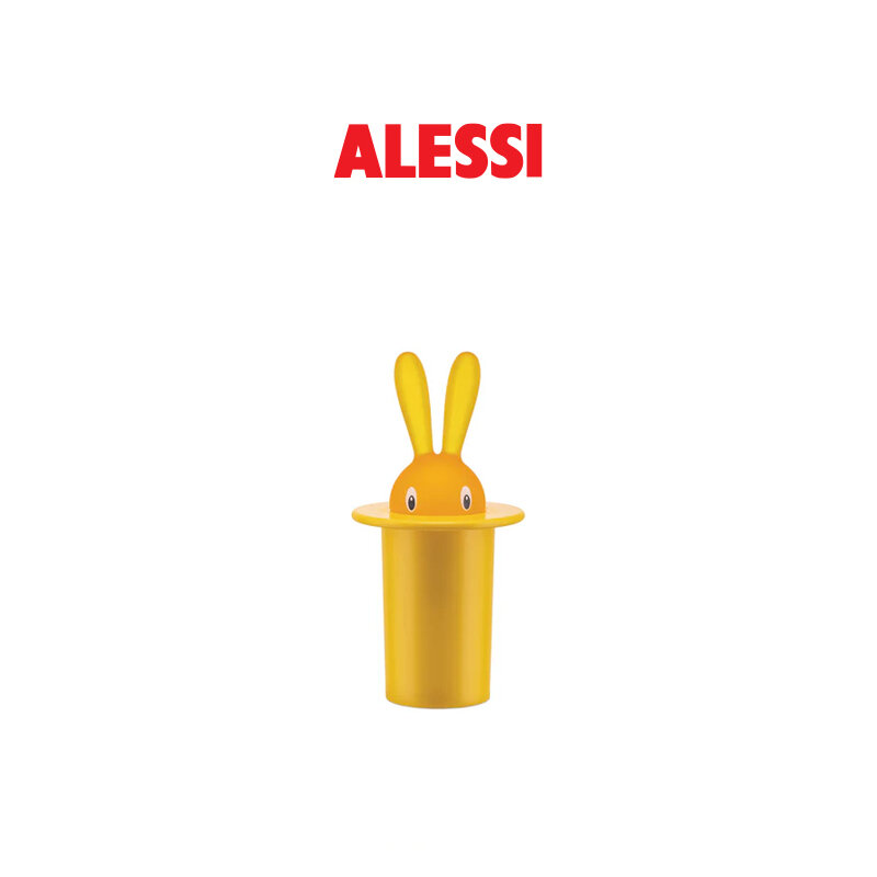 Подставка для зубочисток Alessi "Maigc Bunny" ASG16 Y, желтый цвет