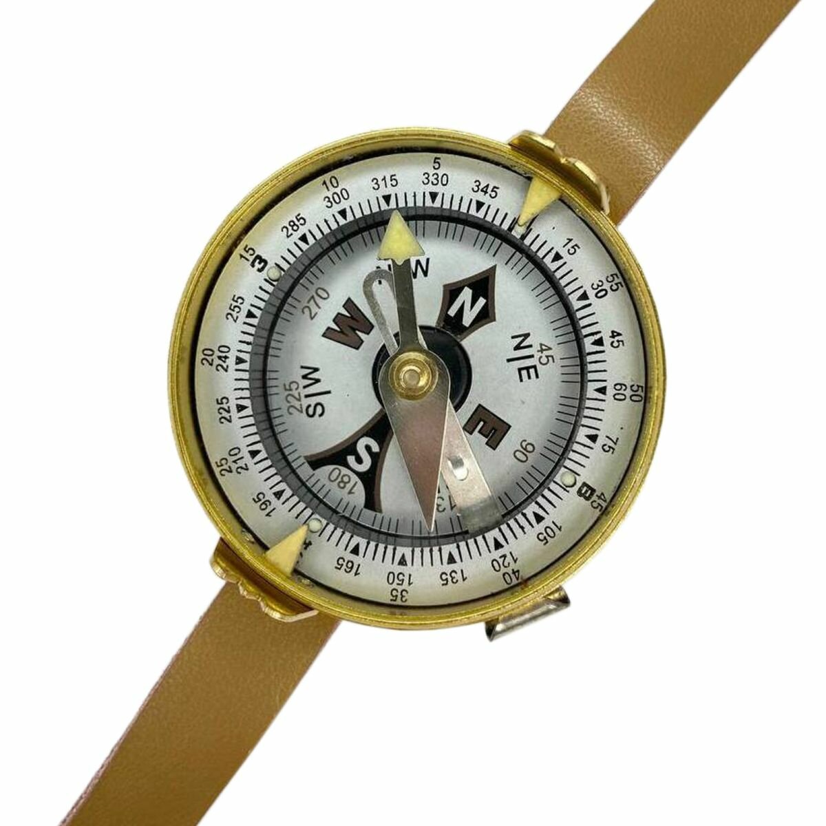 Компас Адрианова с усовершенствованным механизмом (золотистый)