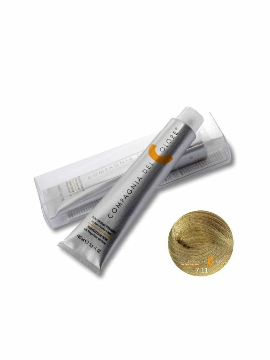 CDC 7/11 Средне-русый матовый; Профессиональная краска для волос 100 мл