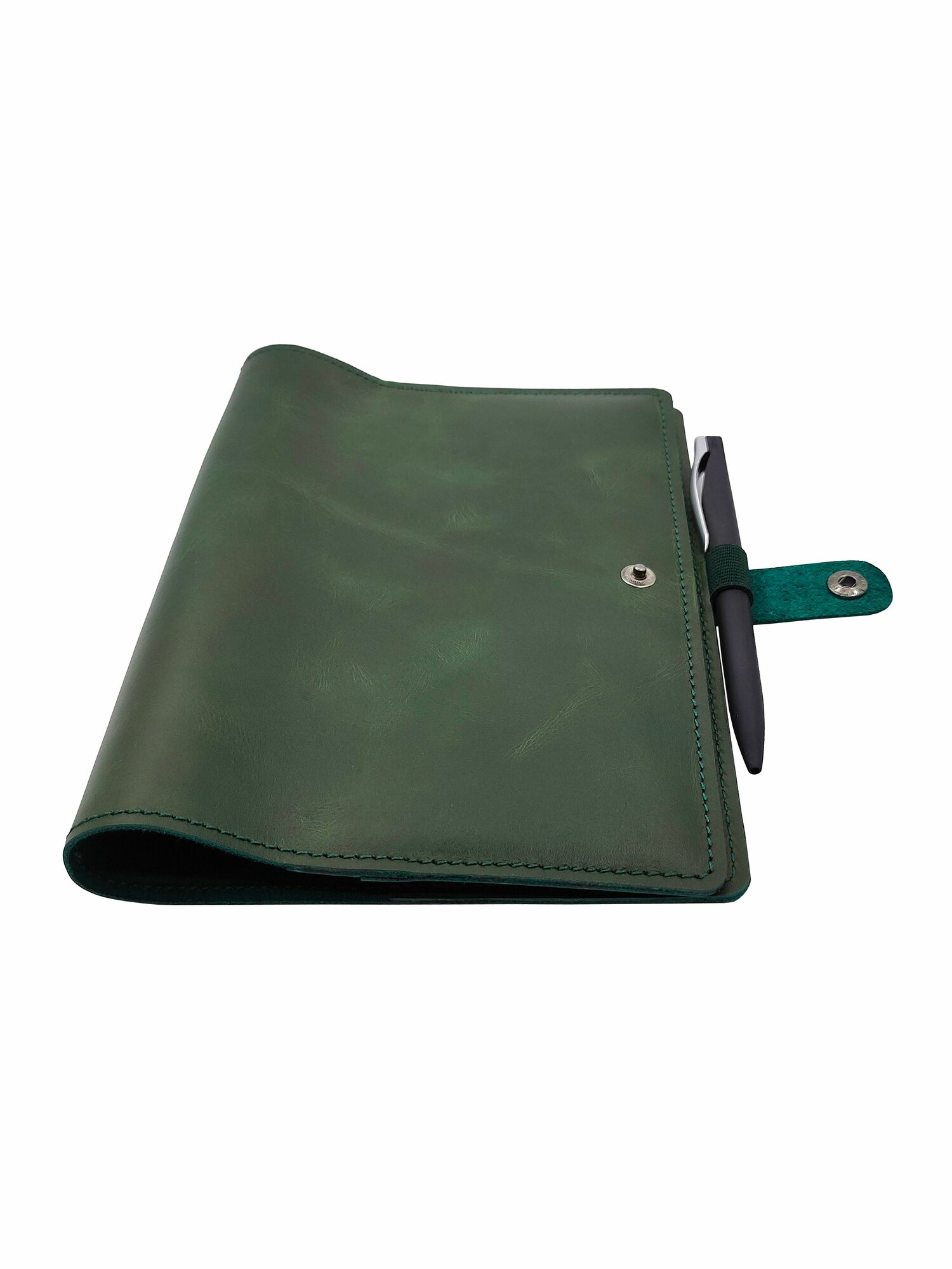 Обложка для ежедневника (книги, блокнота) А5 из натуральной кожи SHIVA LEATHER