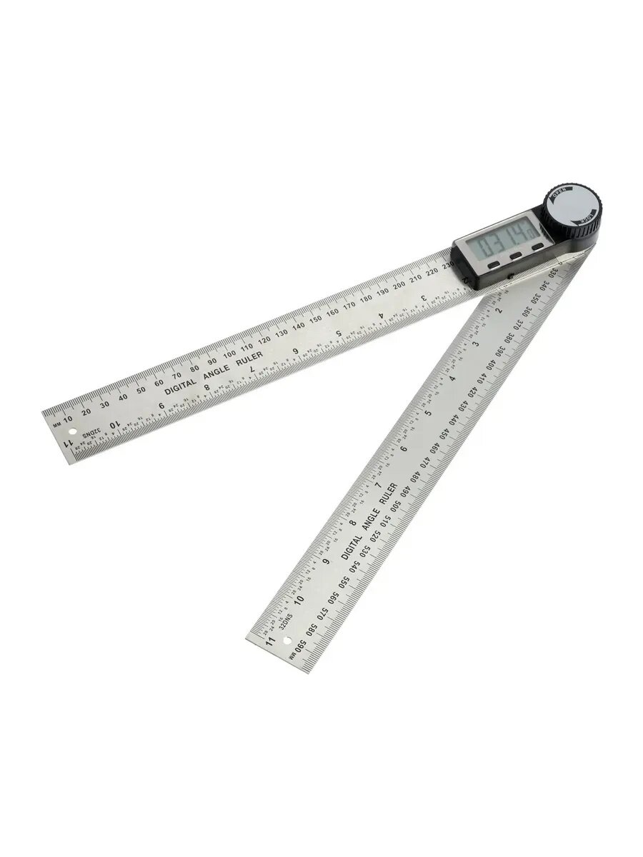 Угломер электронный, нержавеющая сталь, 300 мм