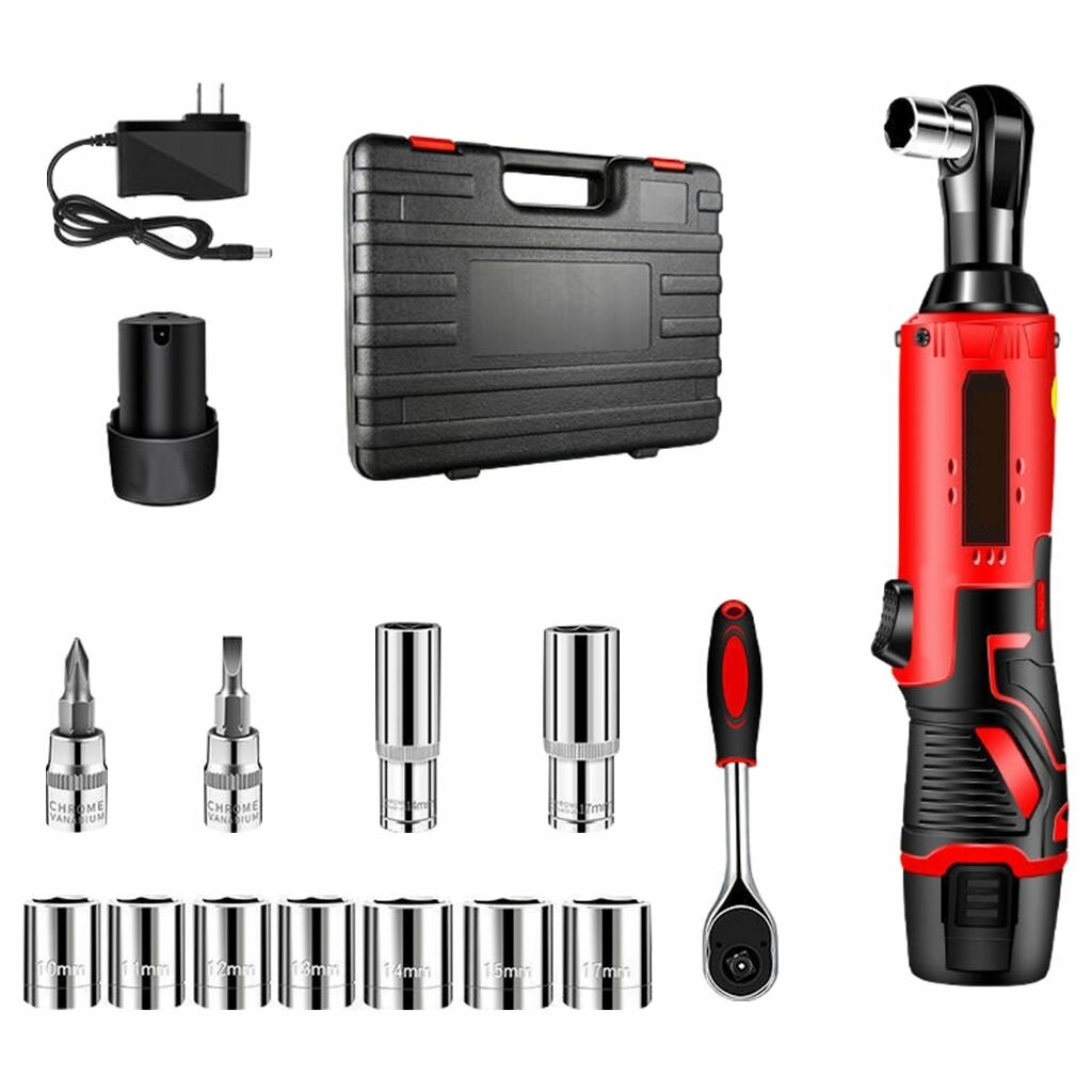 Ферменный перезаряжаемый ключ под прямым углом на 90 градусов-1 электрический